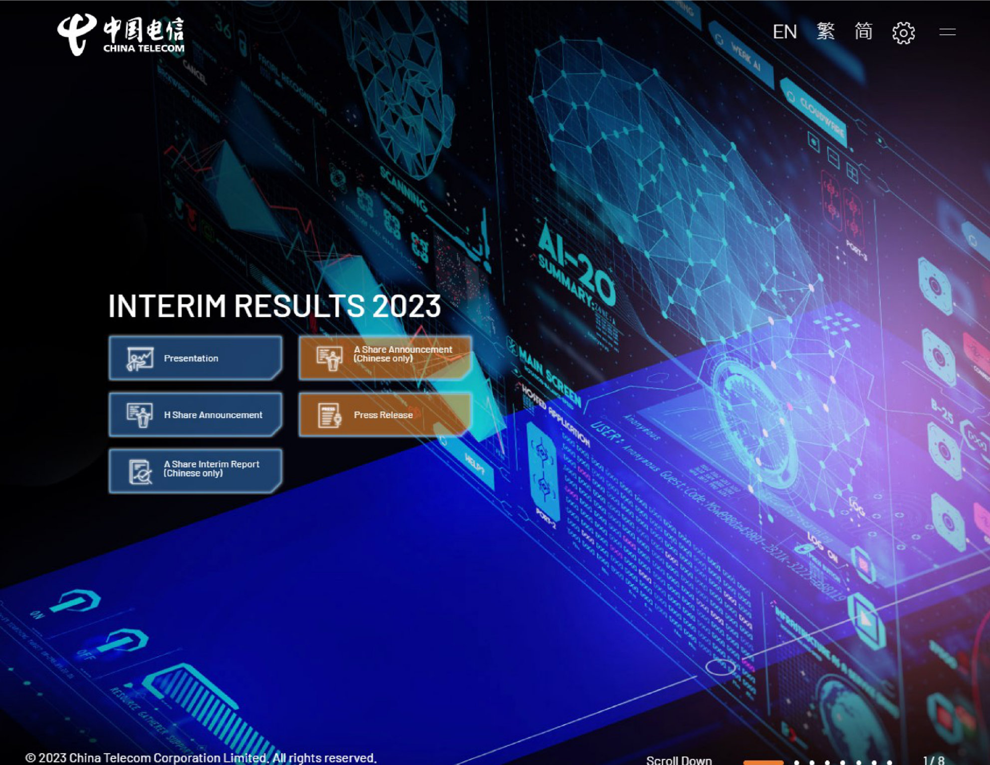 LACP 2022 Vision Awards Annual Report Competition | China Telecom Corporation Limited / iOne ...